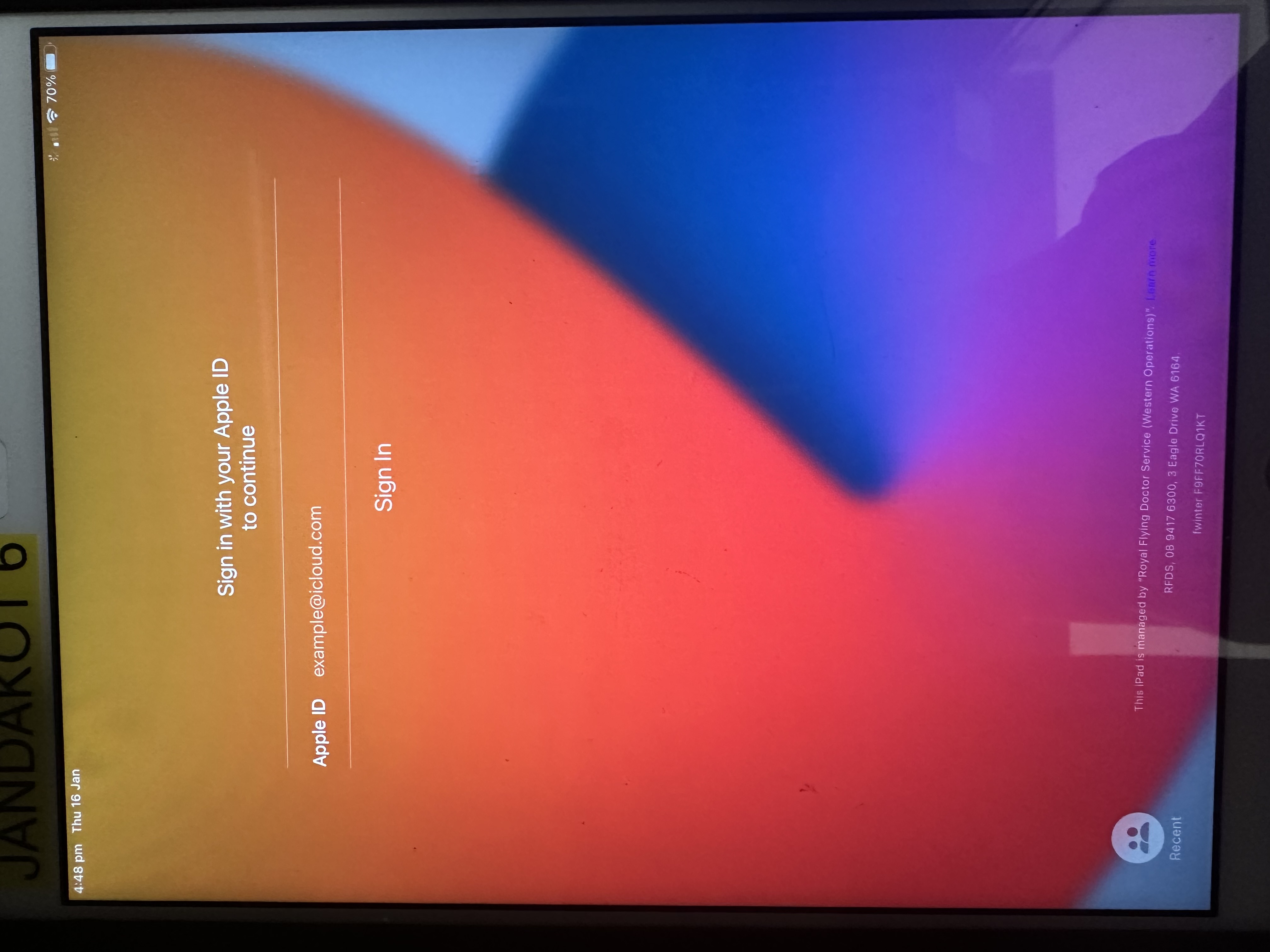 Download Vscan Air App on a shared iPad – RFDS Western Operations